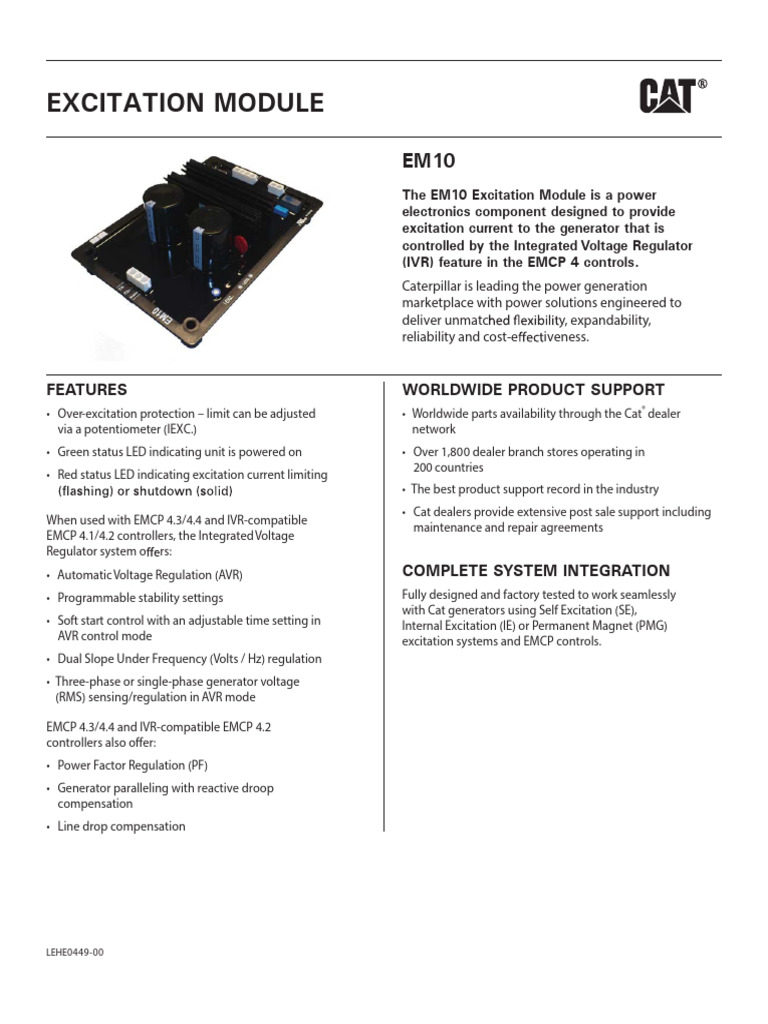 EM10 | PDF | Electric Generator | Amplifier