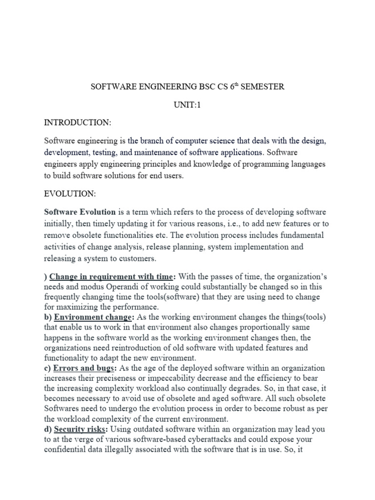 Software Engineering | PDF