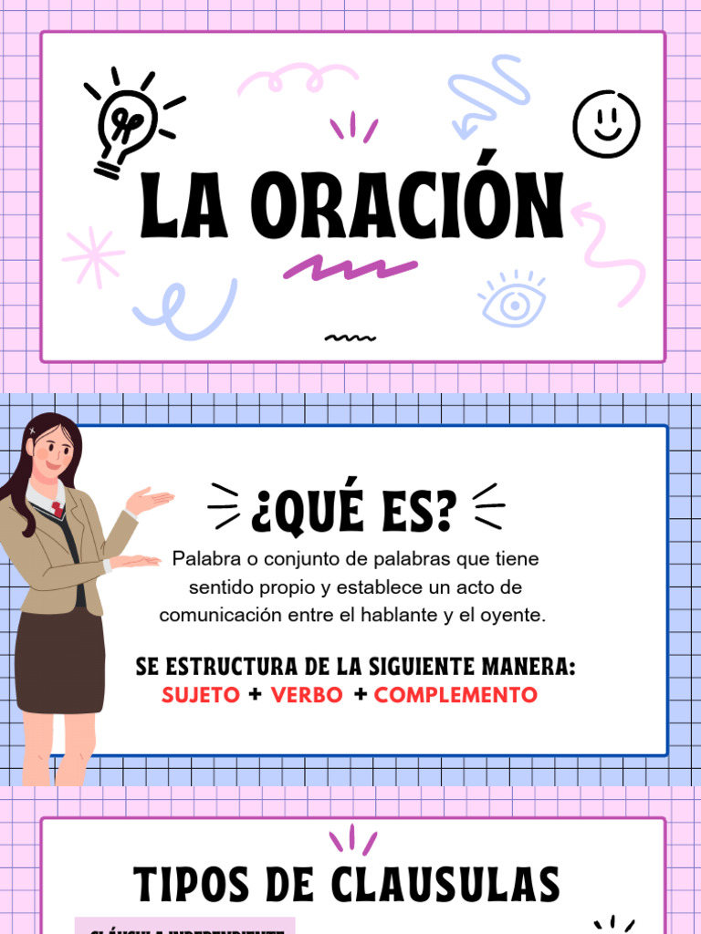 Presentación LA ORACIÓN | PDF