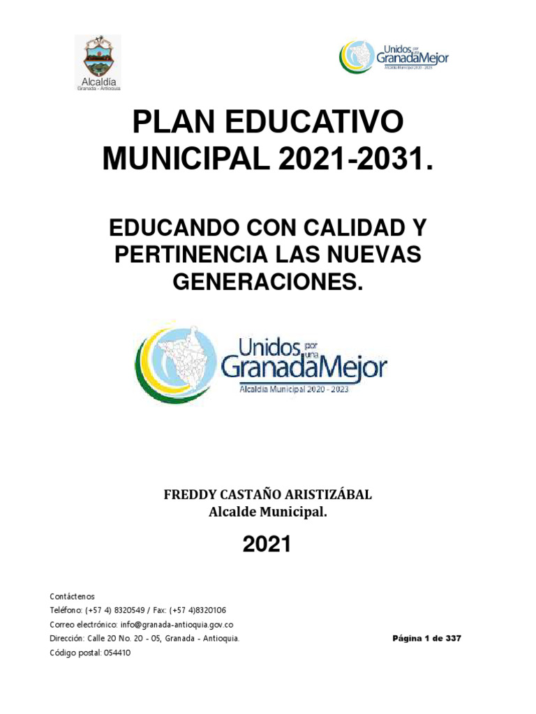 Pem. Granada 2021-2031 | PDF