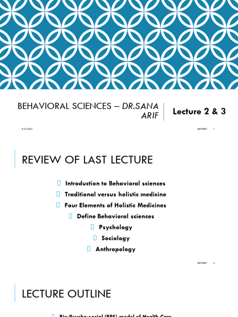 SHS 208 Lec 2 3 (BS) | PDF | Communication | Psychology