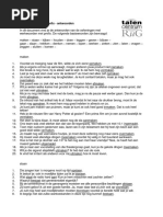 Drie Oefentoetsen - Spreken A1 | PDF