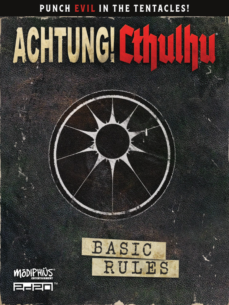 Achtung! Cthulhu_Operation Basic Rules | PDF