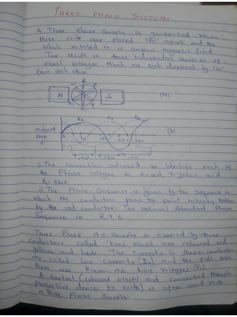 Three Phase Systems | PDF
