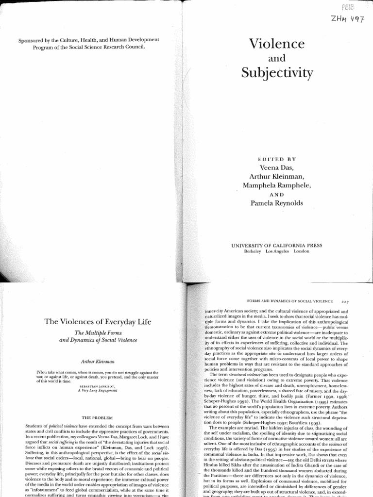 Kleinman (2000) - The Violences of Everyday Life | PDF