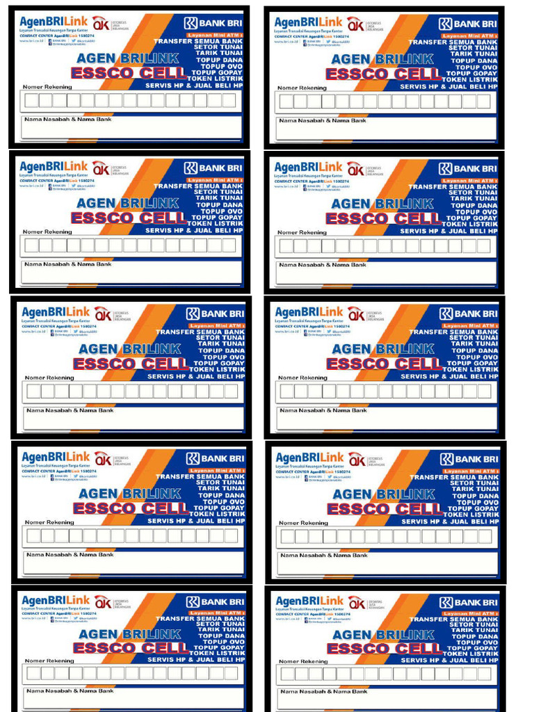 Kartu Bri Link | PDF