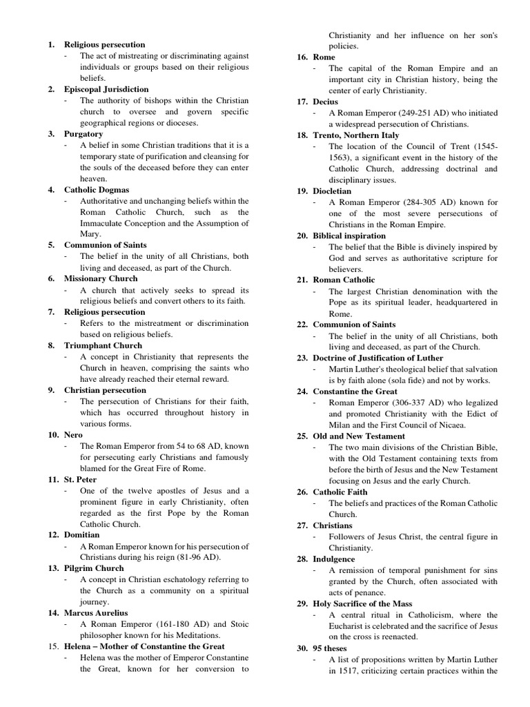Key Points | PDF | Catholic Church | Eucharist