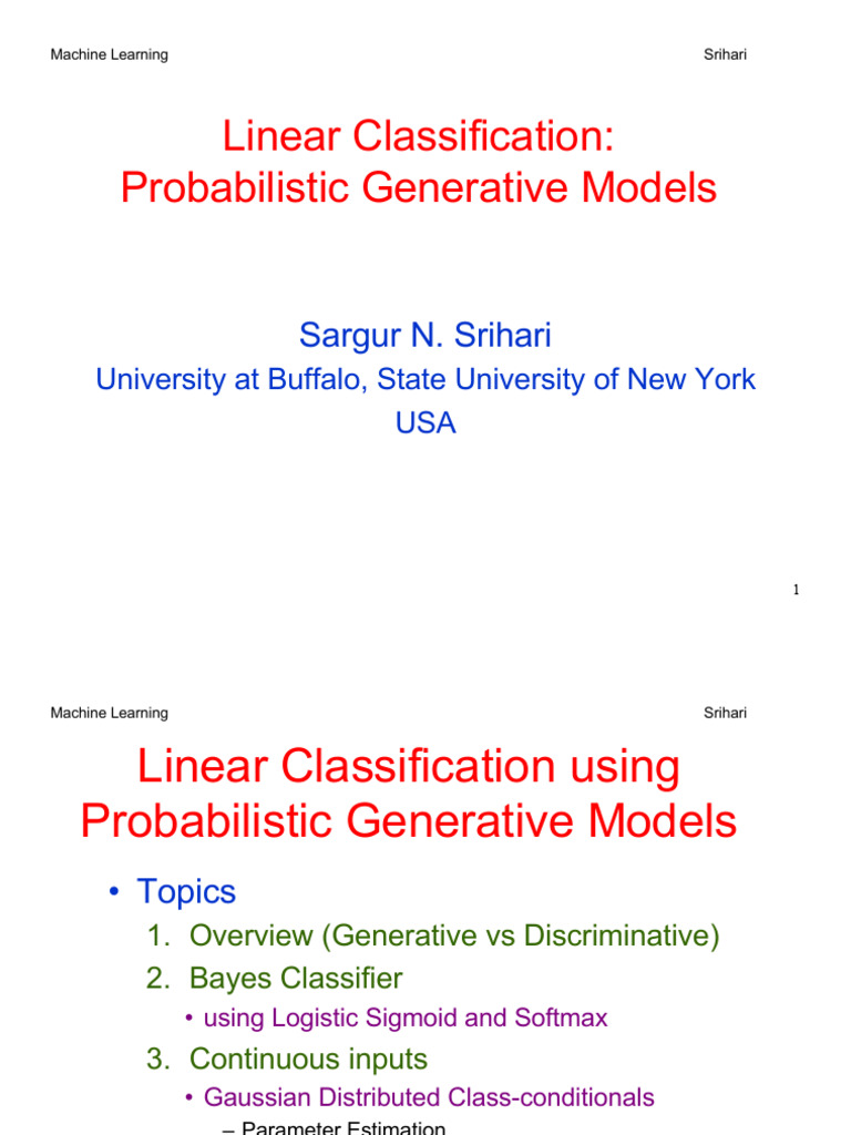4.2 Generative | PDF | Probability Distribution | Probability Theory