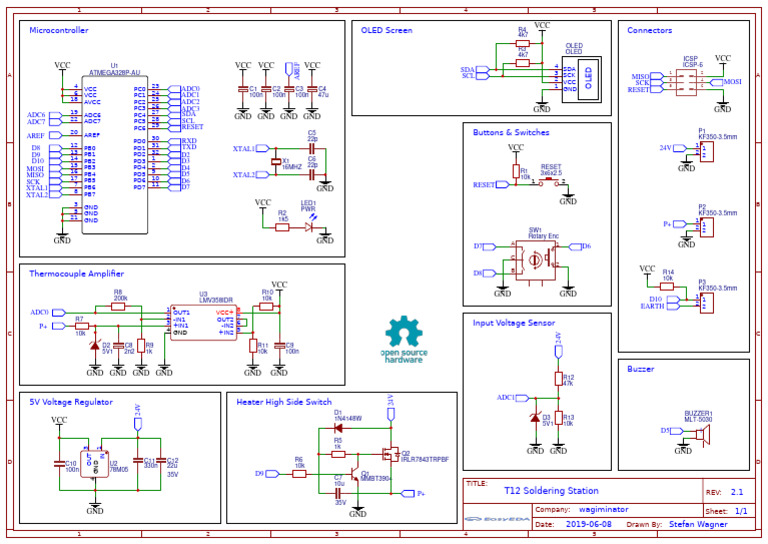 SolderingStation2 Schematic v2.1 | PDF