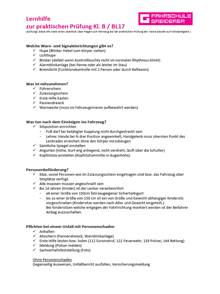 Praktische Prufung Fragen Pdf