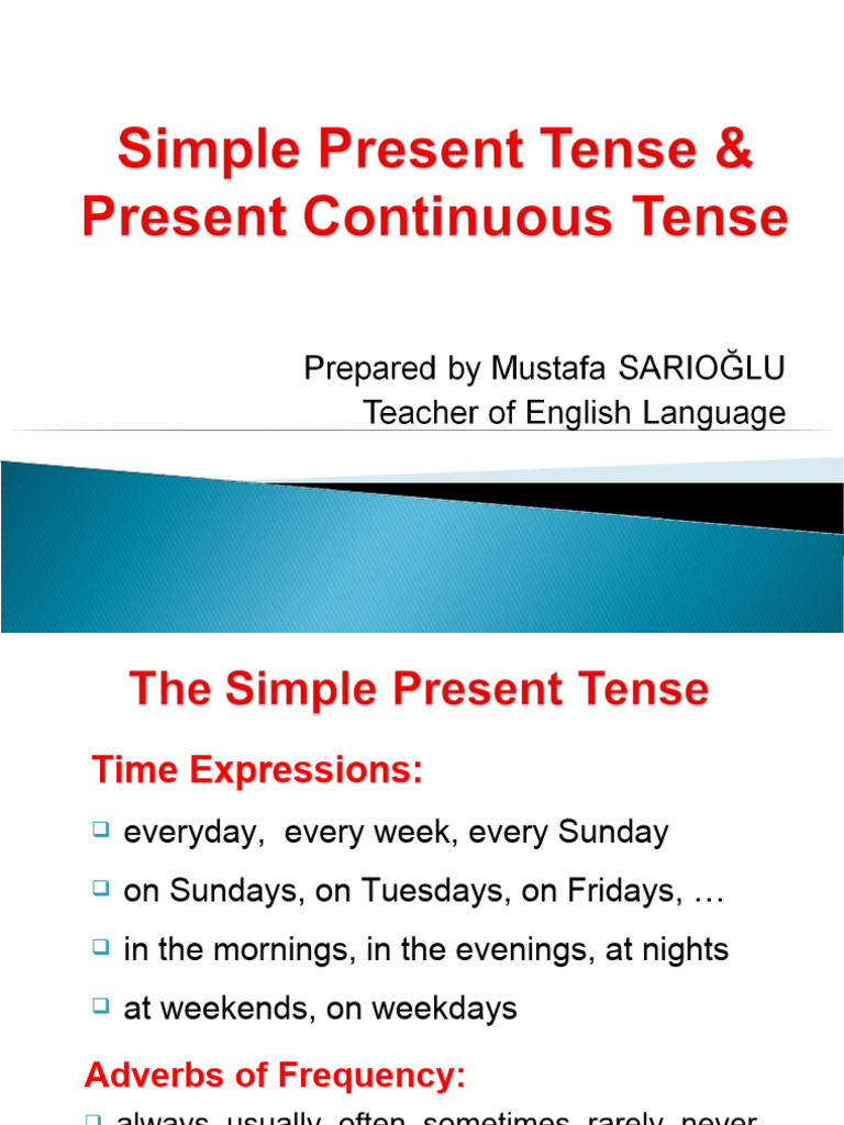 Simple Present & Present Continuous | PDF