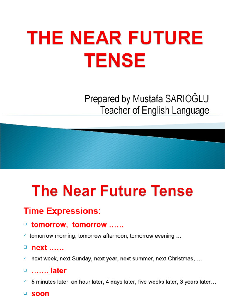 The Near Future Tense | PDF