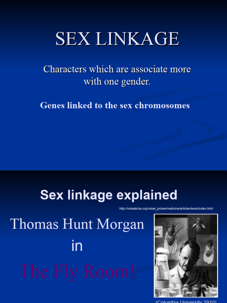 Sex Linkage Pdf