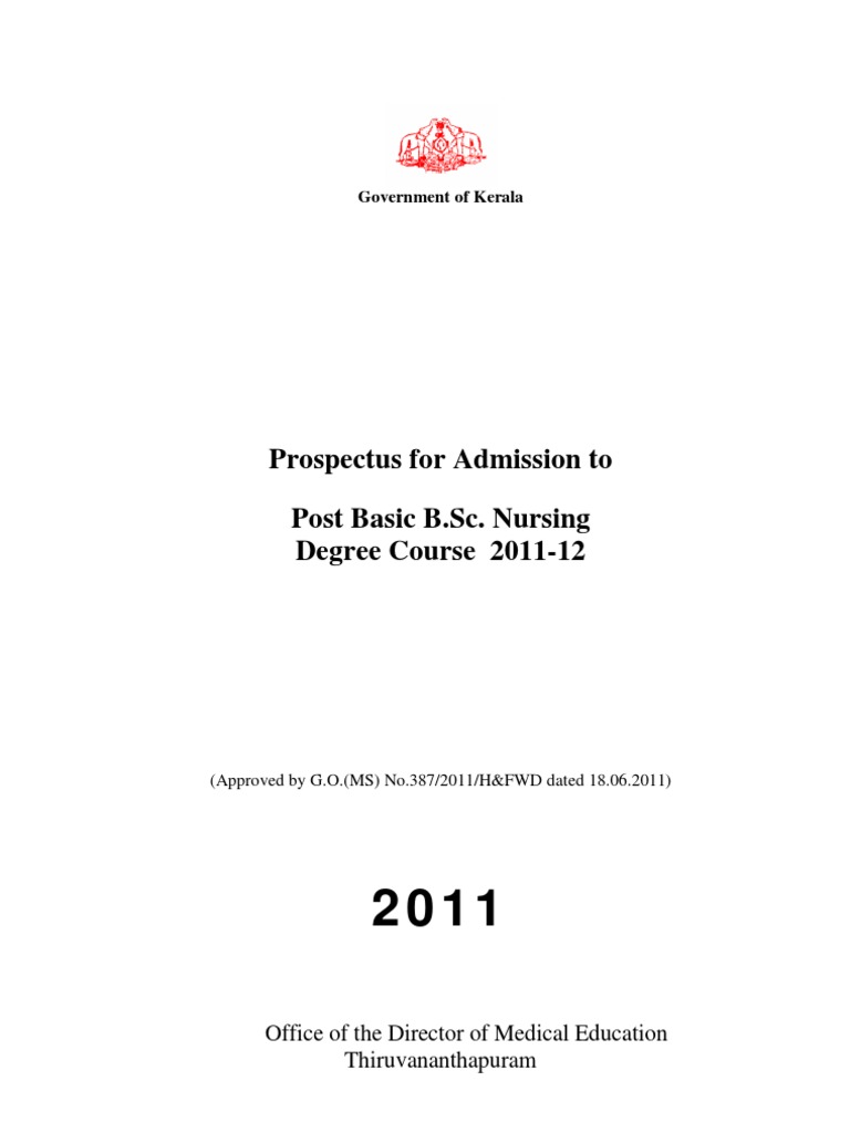 PB2011 Prospectus | PDF | University And College Admission | Nursing