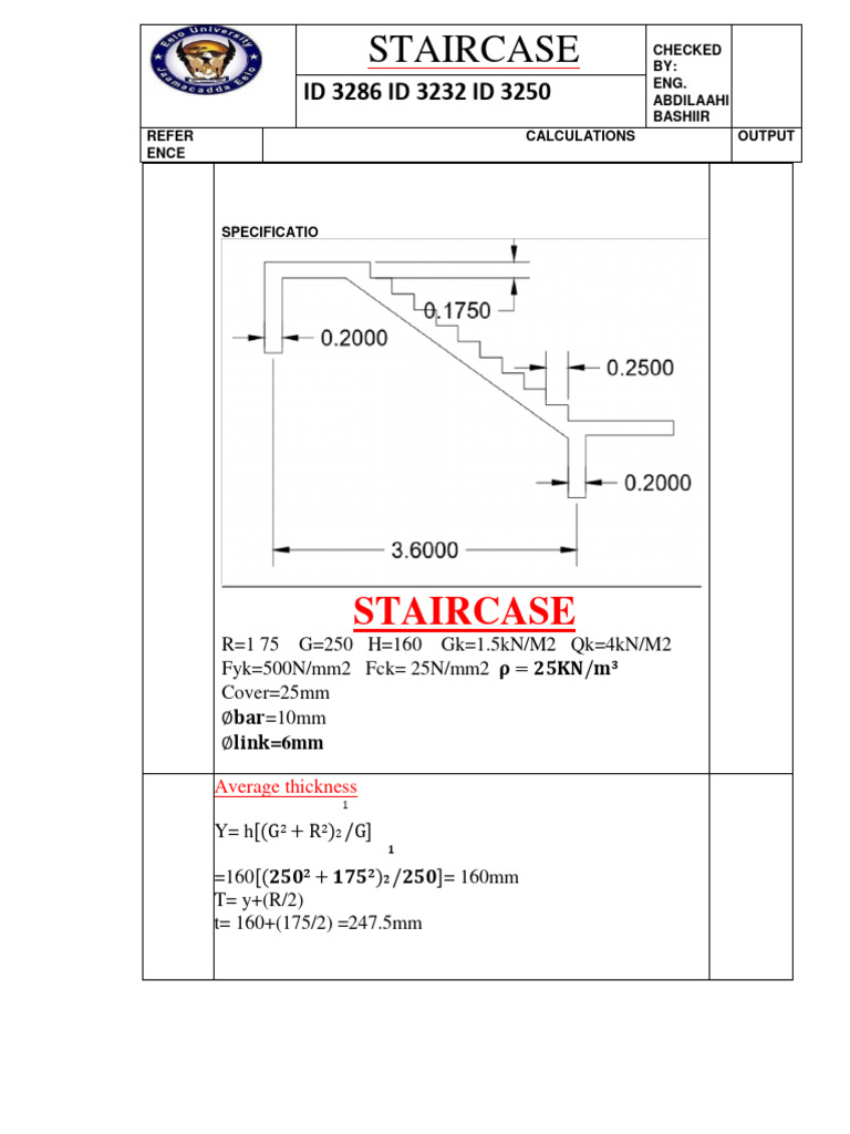 STAIRCASE | PDF | Civil Engineering | Structural Engineering