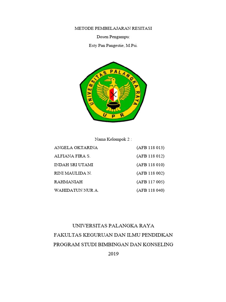 Metode Pembelajaran Resitasi | PDF