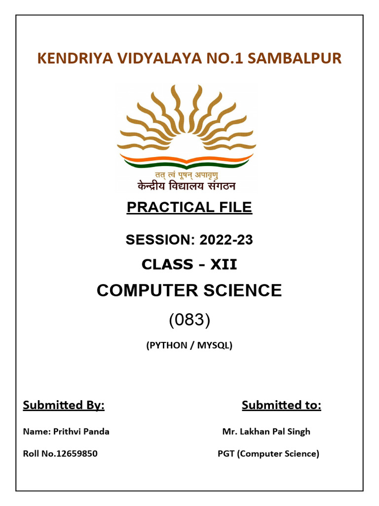 Practical Answrs | PDF | Parameter (Computer Programming) | Databases