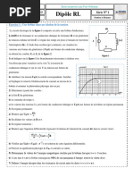 Exercices corrigés dipôle RL 2ème bac | PDF | Tension électrique ...