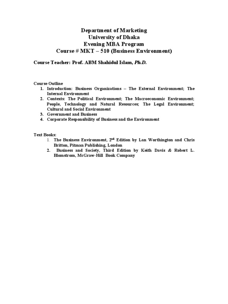 Business Environment Analysis Overview | PDF | Fiscal Policy | Economics