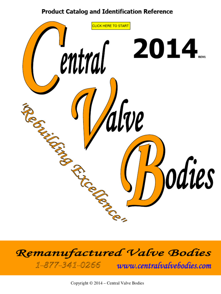 Valve Body Product Catalog 2014 | PDF | Automatic Transmission | Valve