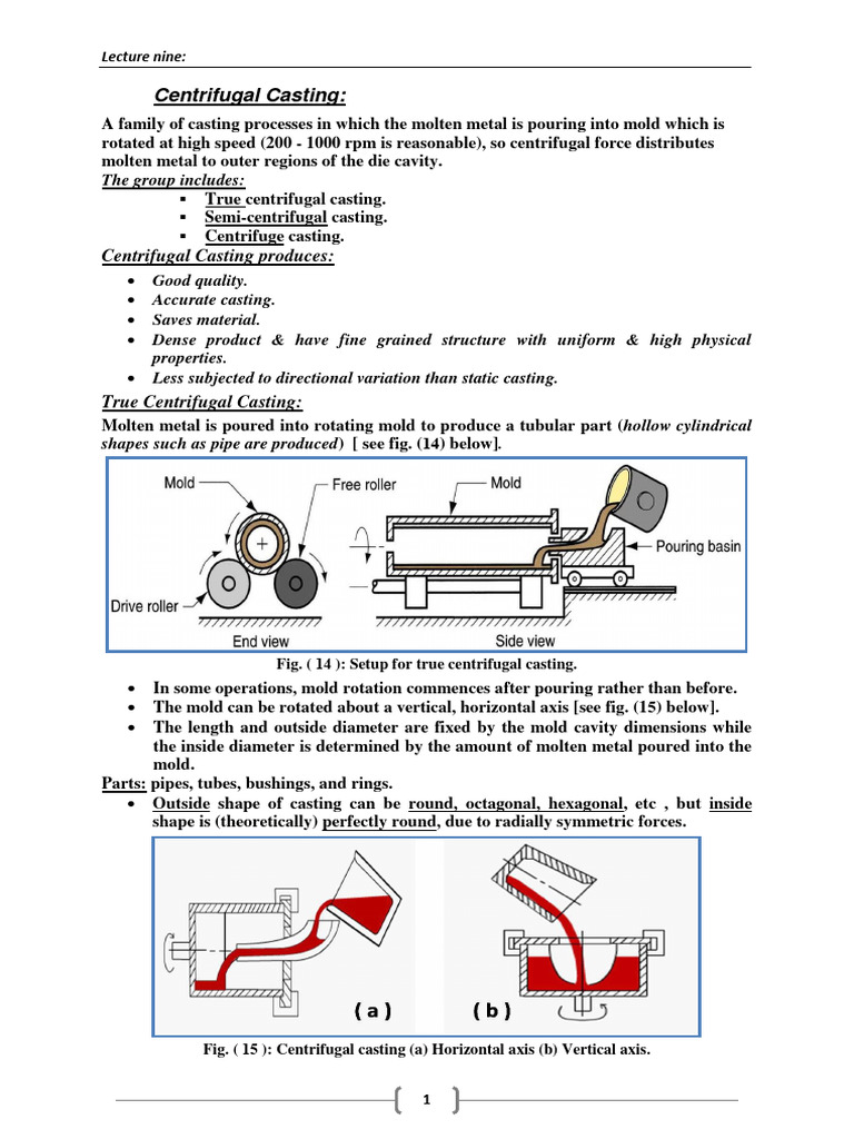 Centrifugal 1 | PDF | Foundry | Industrial Processes