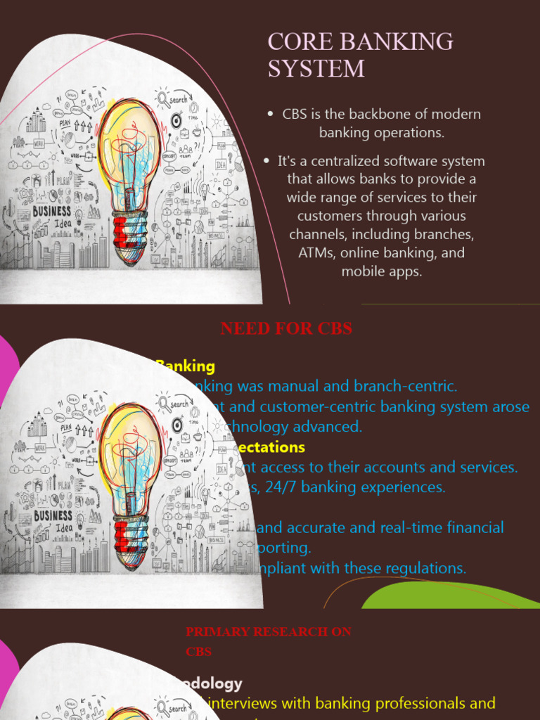 Core Banking System - PPSX | PDF | Banks | Regulatory Compliance