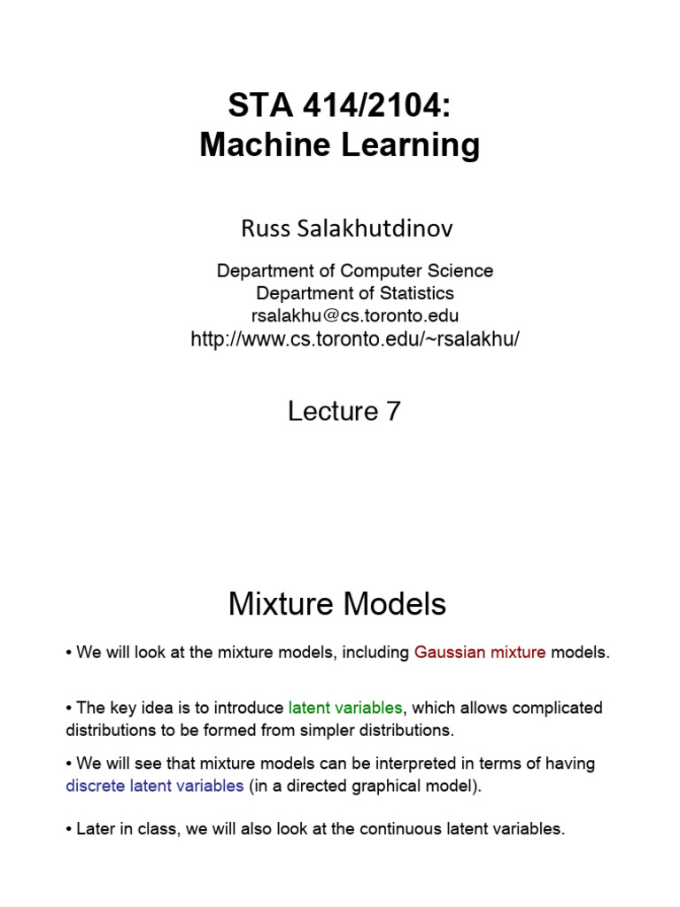 Lecture7 2015 | PDF