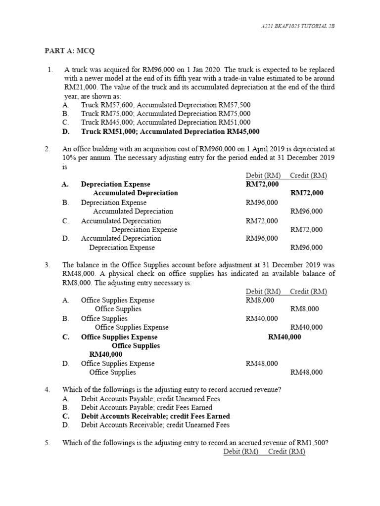 Tutorial 2 Answer | PDF