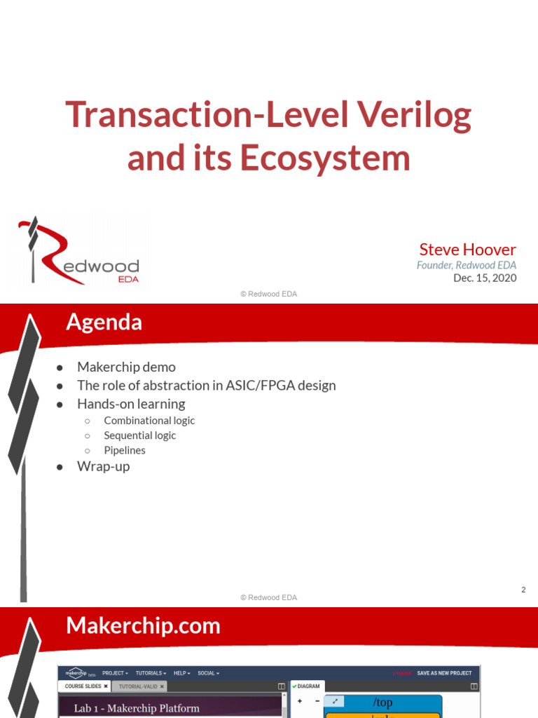 TL-Verilog For BARC 2021 | PDF | Hardware Description Language | Computer Engineering