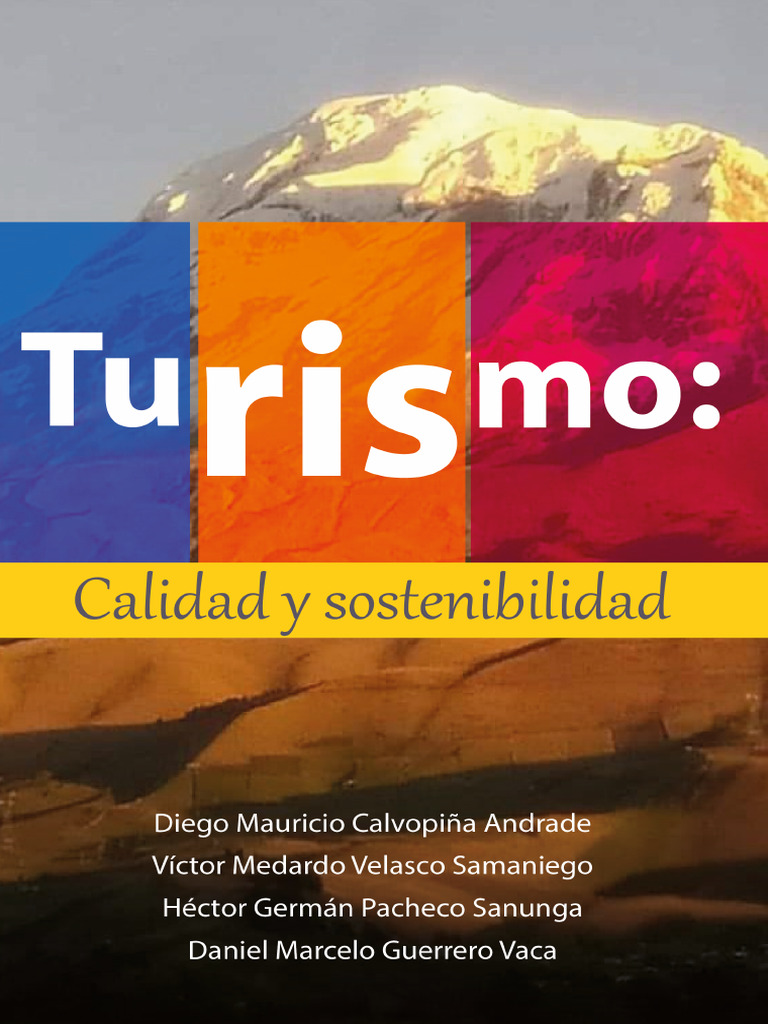 Libro Turismo Calidad Y Sostenibilidad 2 Pdf Turismo Calidad