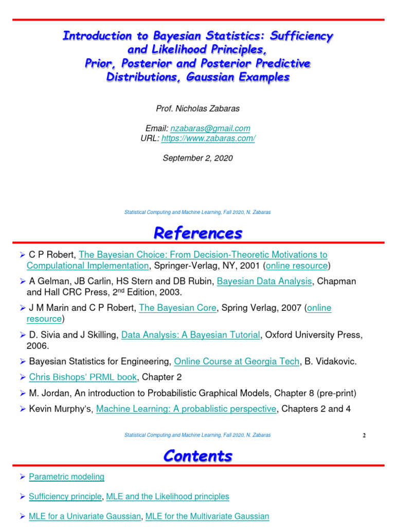 Lec11 Introduction2BayesianStatistics | PDF