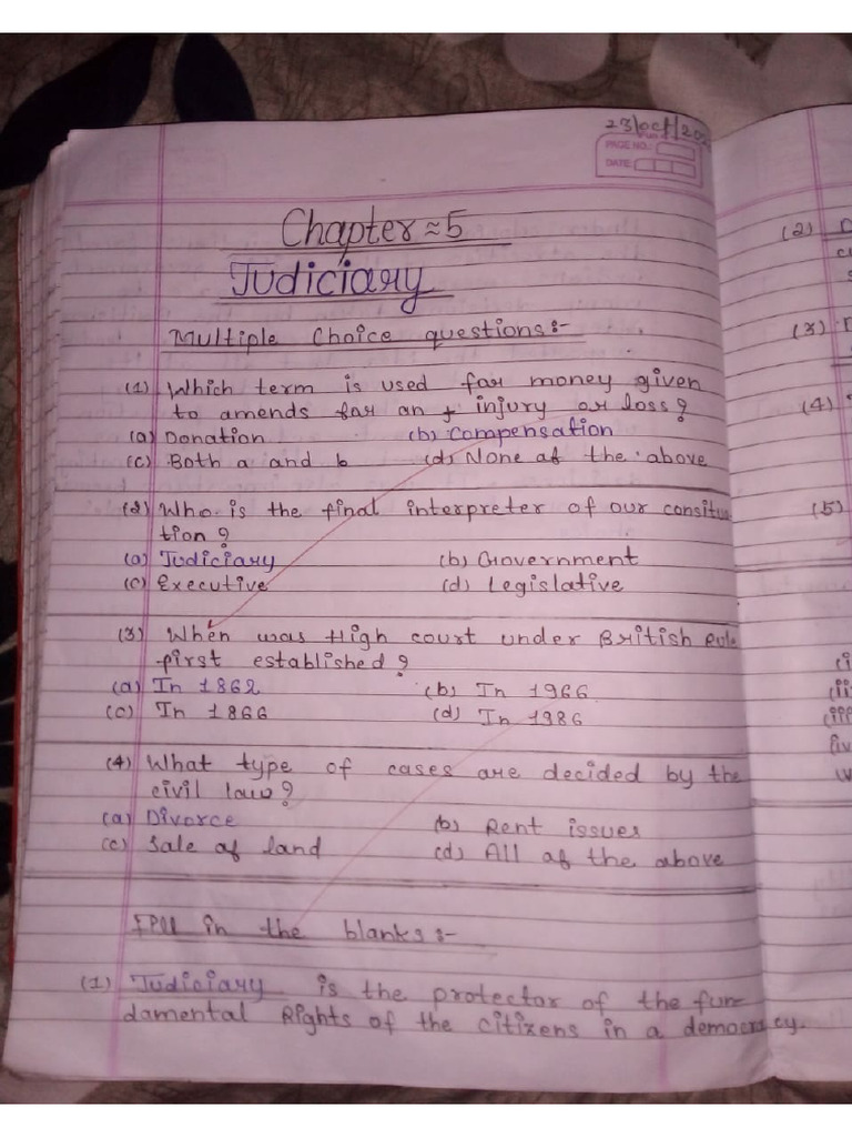 8th. Civics Chp. 5 | PDF