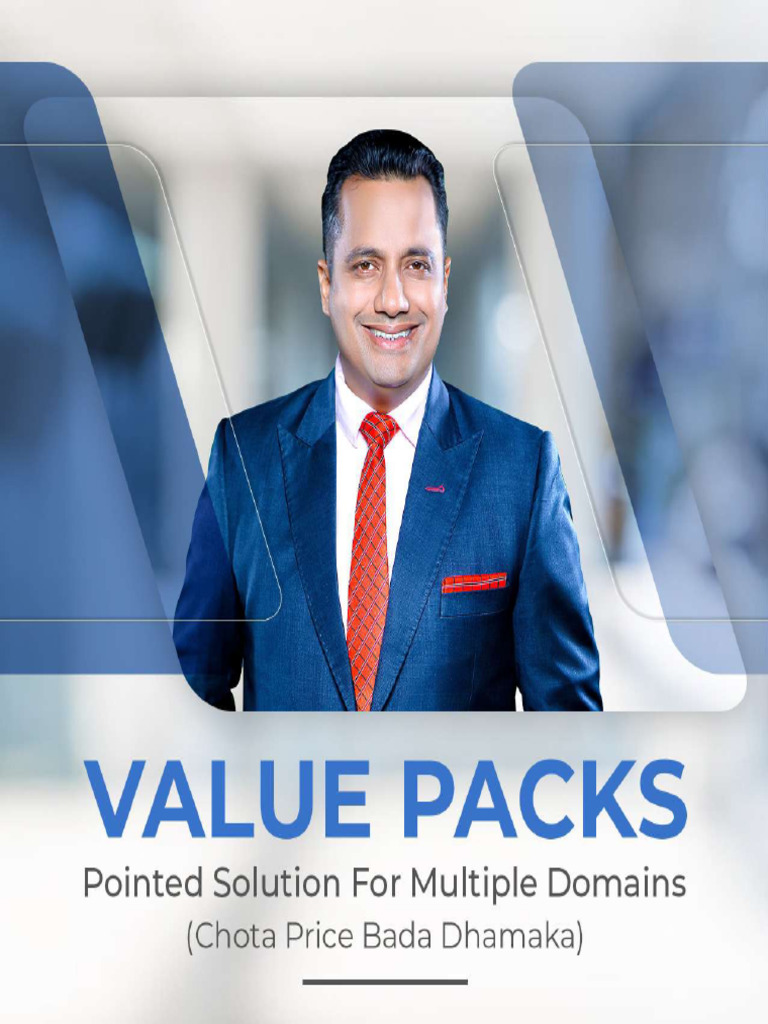 Value Pack Brochure | PDF
