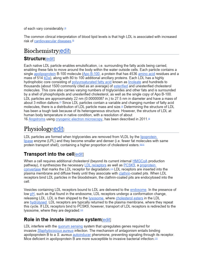 Lipoprotein Paper Academia Zeta | PDF | Low Density Lipoprotein ...