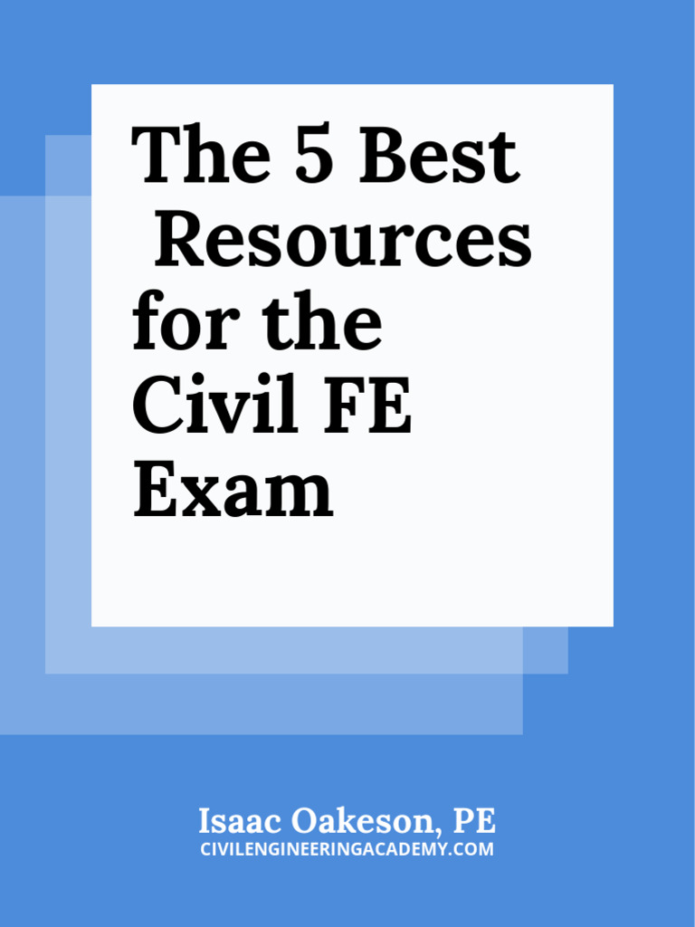 5 Best Resources For The Fe Exam | PDF