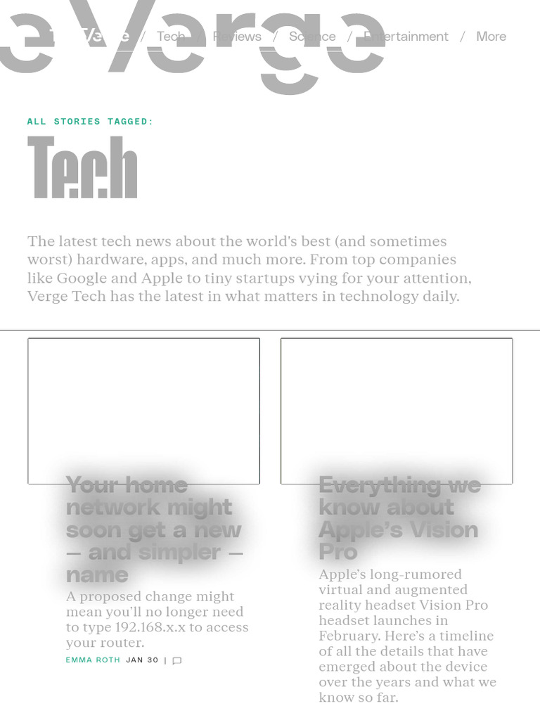 Tech - The Verge | PDF