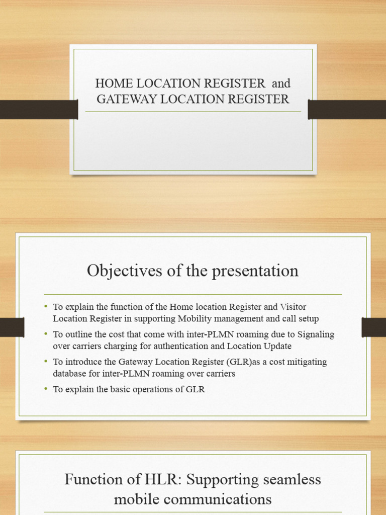 HLR and GLR 2 | PDF | Computer Networking | Electronics