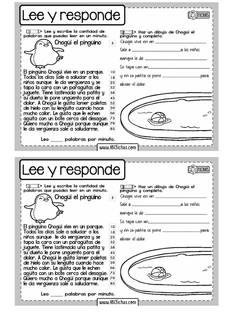 Pinguino Comprension | PDF