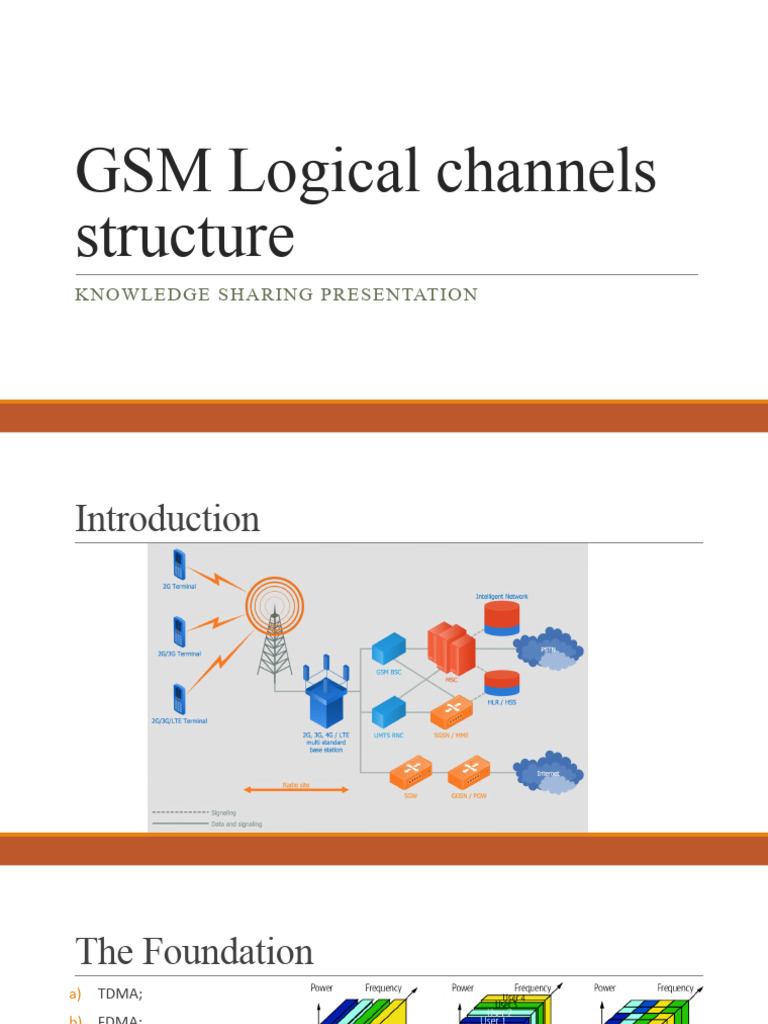 GSM Logical Channels Structure | PDF | Data Transmission | Mobile Telecommunications
