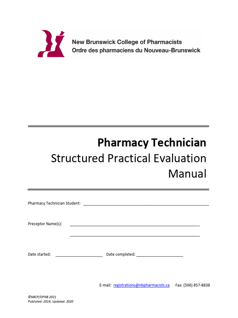 Pharmacy Tech Training Guide | PDF | Medical Prescription | Pharmacist