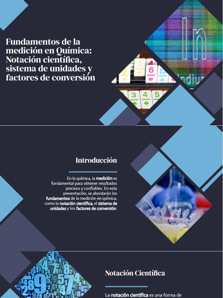 Fundamentos de La Medicion en Quimica Notacion Cientifica Sistema de ...