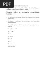 Lista Exercicios Operacoes Basicas Com Gabarito Pdf