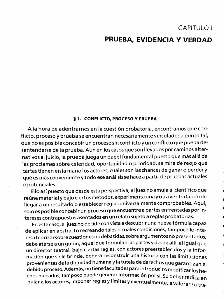 Prueba, Evidencia y Verdad | PDF
