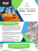 Sample Cover Letter for Work Permit | PDF | Résumé | Travel Visa