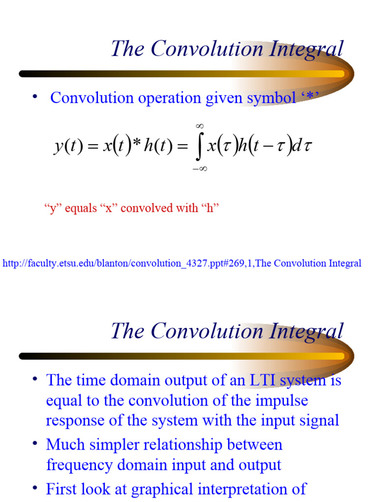 3 2 Convolution. | PDF
