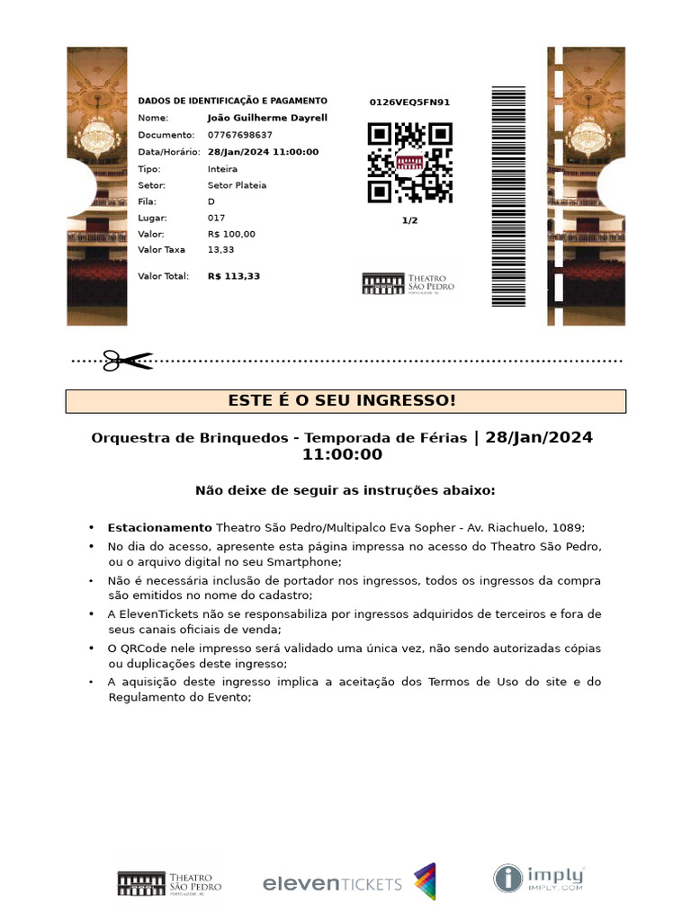 Ingresso | PDF
