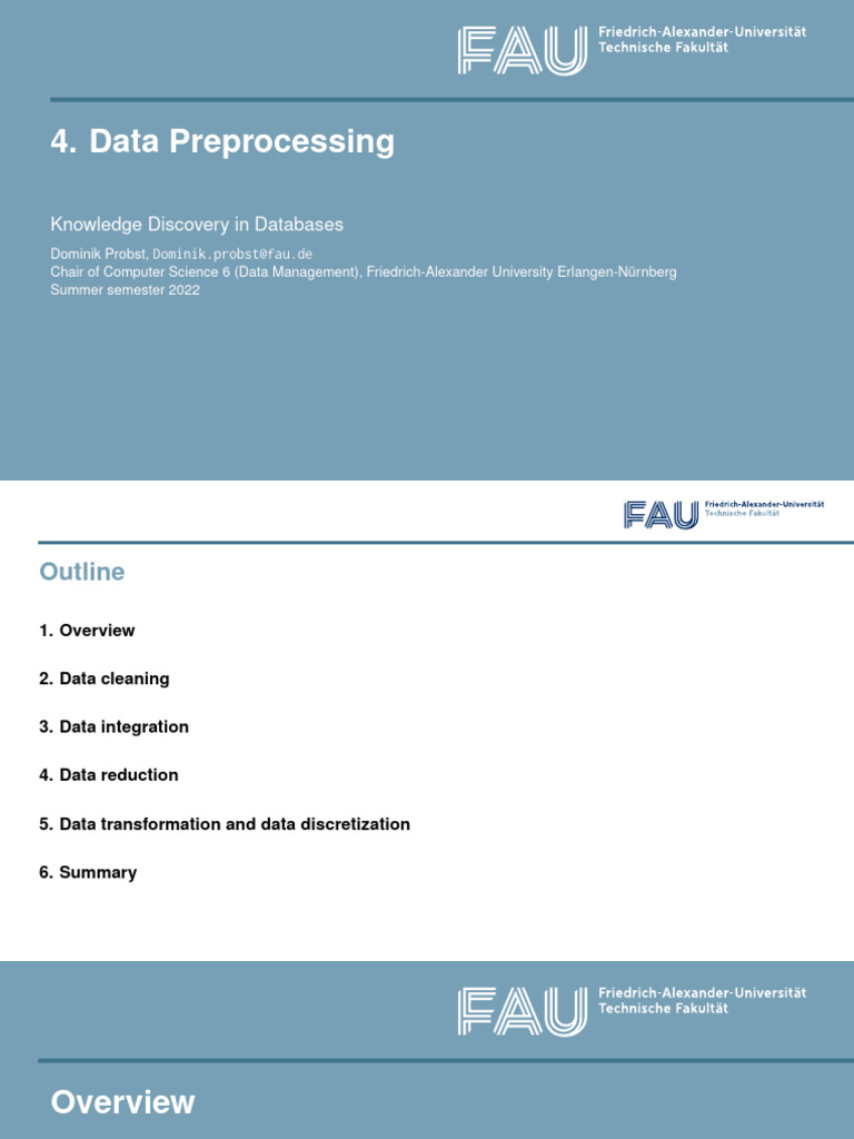 4 Preprocessing | PDF 4 Preprocessing | PDF