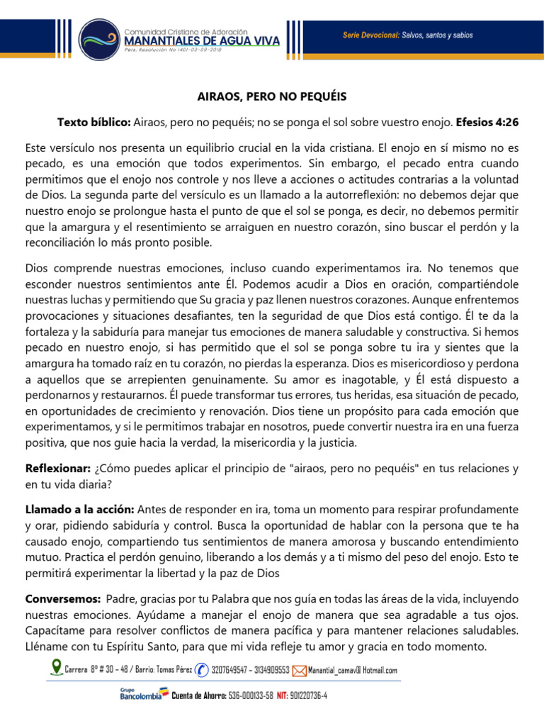 Airaos, Pero No Pequéis | PDF