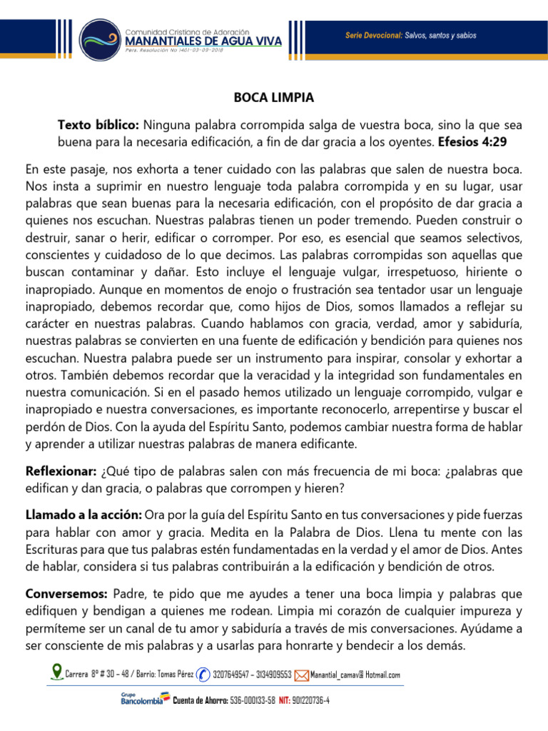Boca Limpia | PDF | Amor | Verdad