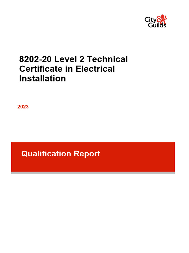 2023 Electrical Installation Qualification Report | PDF | Multiple ...